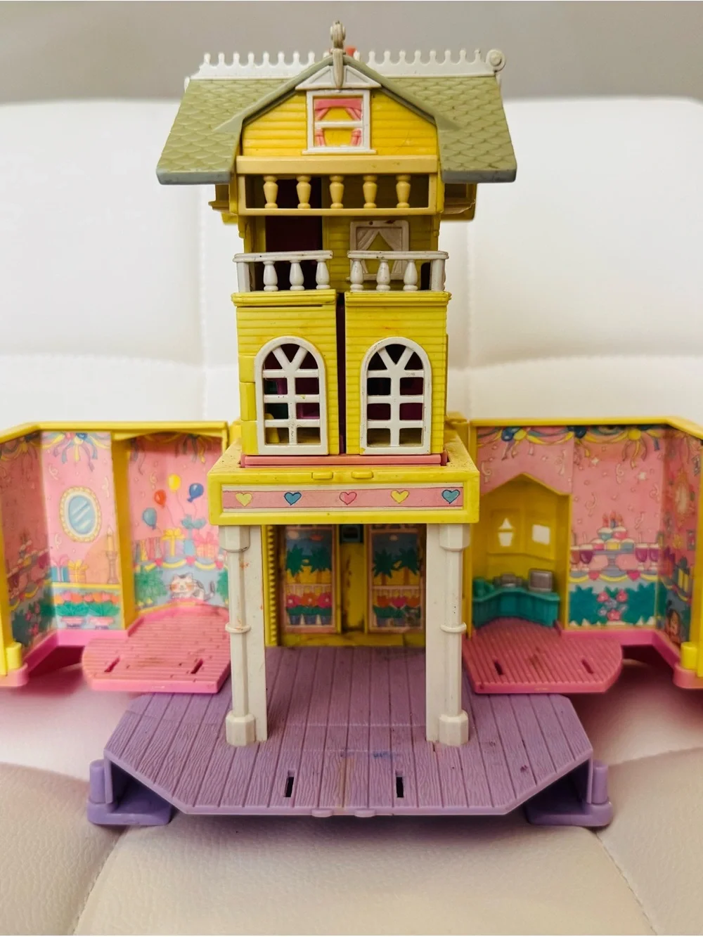 Blue Bird | Toys | Polly Pocket Bluebird Yellow Quad Level Birthday ...